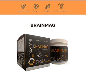 Suplemento Cognitivo Maxme Brainmag 300G Sabor Laranja – Maxme Bio